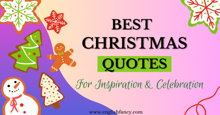100 Best Christmas Quotes For Inspiration & Celebration - EnglishFancy