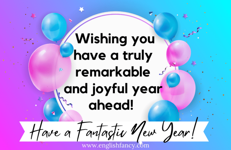 90 Best Happy New Year Wishes And Greetings 2025 - EnglishFancy