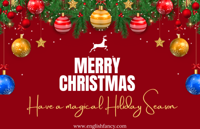 150+ Best Merry Christmas Wishes, Greetings & Quotes 2025 - EnglishFancy