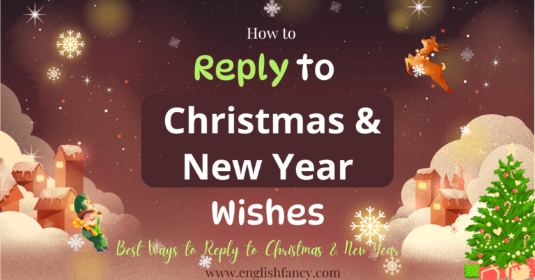 60 Best Ways To Reply To Merry Christmas Wishes & Greetings - EnglishFancy